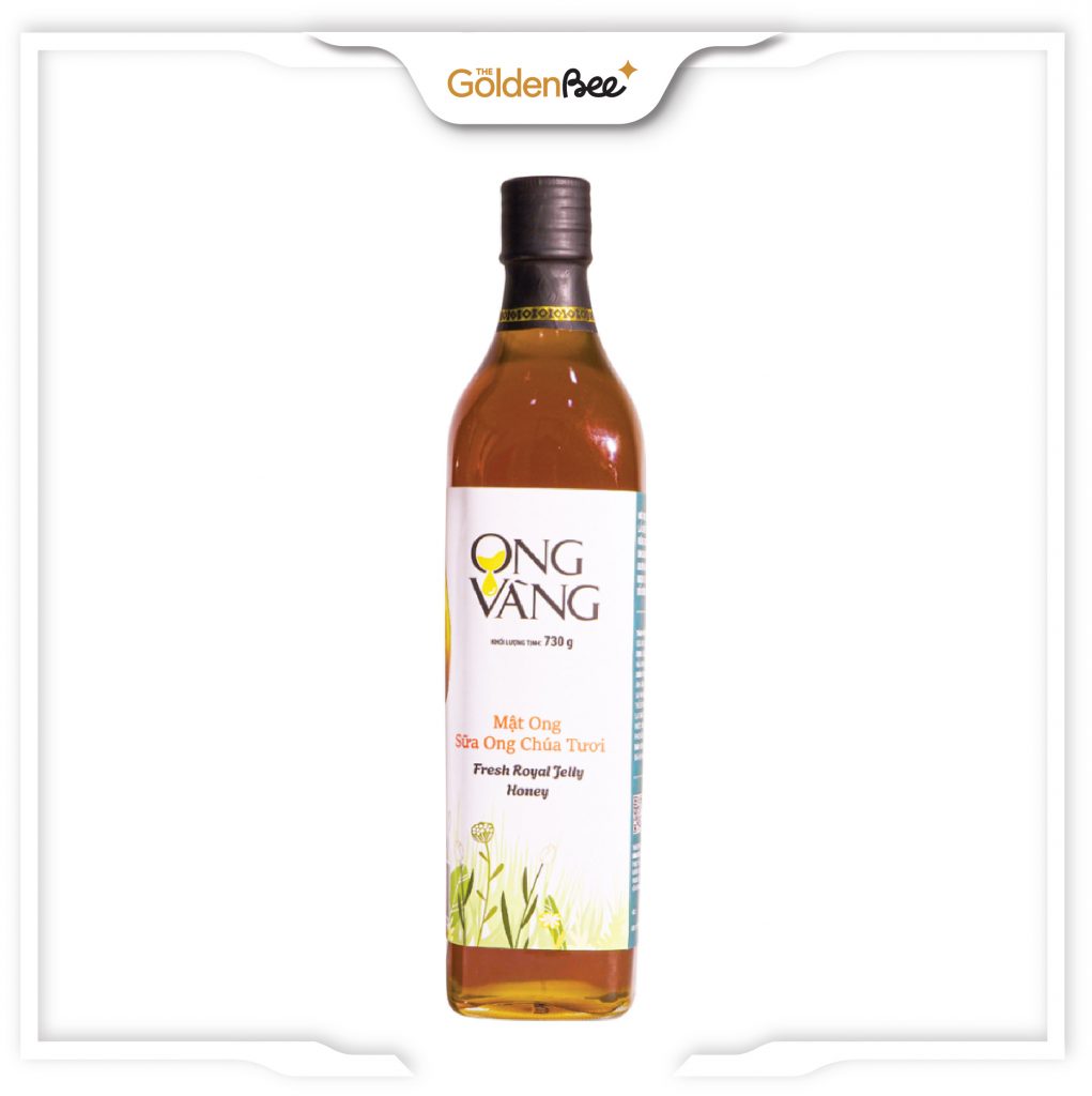 Ong Vàng Mật Cao Nguyên Sữa Ong Chúa 730g - The Golden Bee