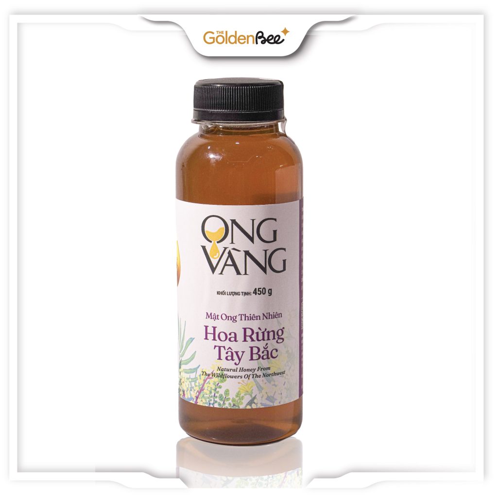Ong vàng mật ong hoa Rừng Tây Bắc 450g - The Golden Bee